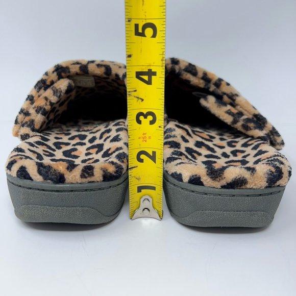 Vionic | Shoes | Vionic Womens Gemma Mule Slipper Brown Black Leopard ...